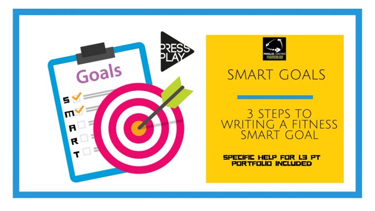 SMART goals - 3 steps to writing a fitness smart goal
