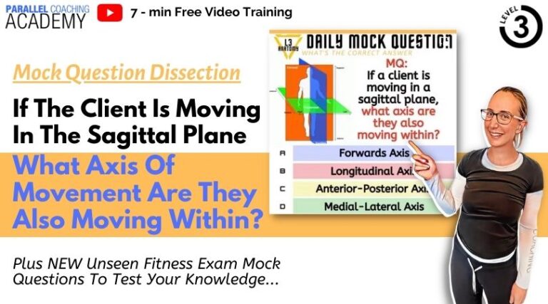 If The Client Is Moving In The Sagittal Plane What Axis Of Movement Are ...